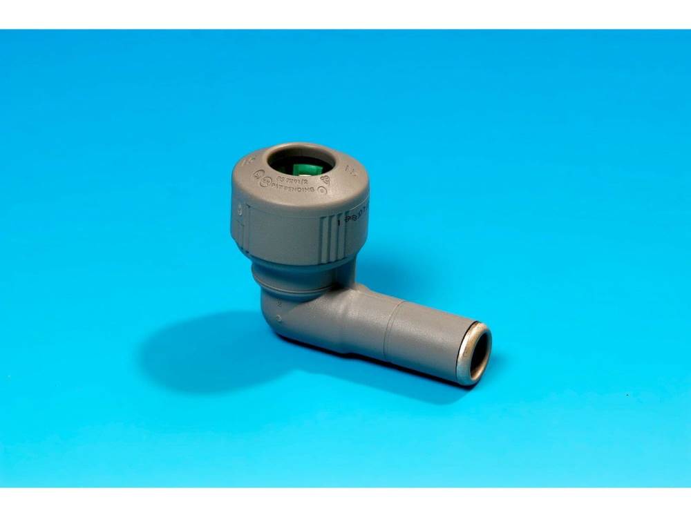5 x Hepworth Hep2O push fit 10mm spigot elbows. Hep20 stem bends elbow ...