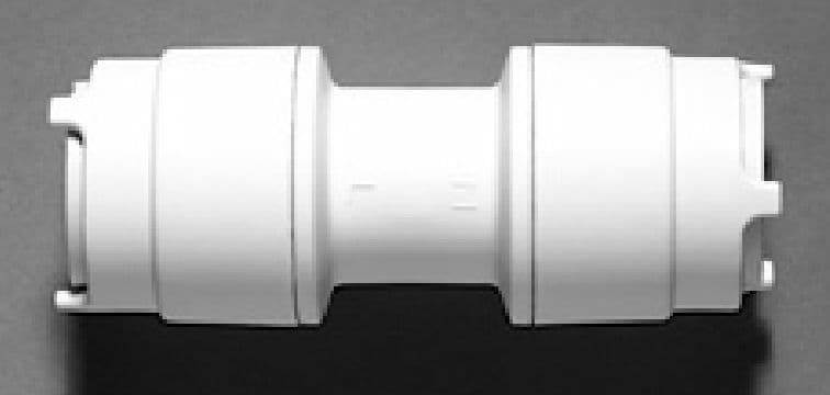 5 x Polyfit 10mm straight couplers. Polypipe pushfit connector coupling ...