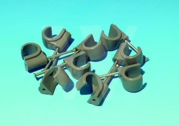100 x Hepworth Hep2O 22mm nail in pipe clips. Hep20 Hep 20 2O on ...