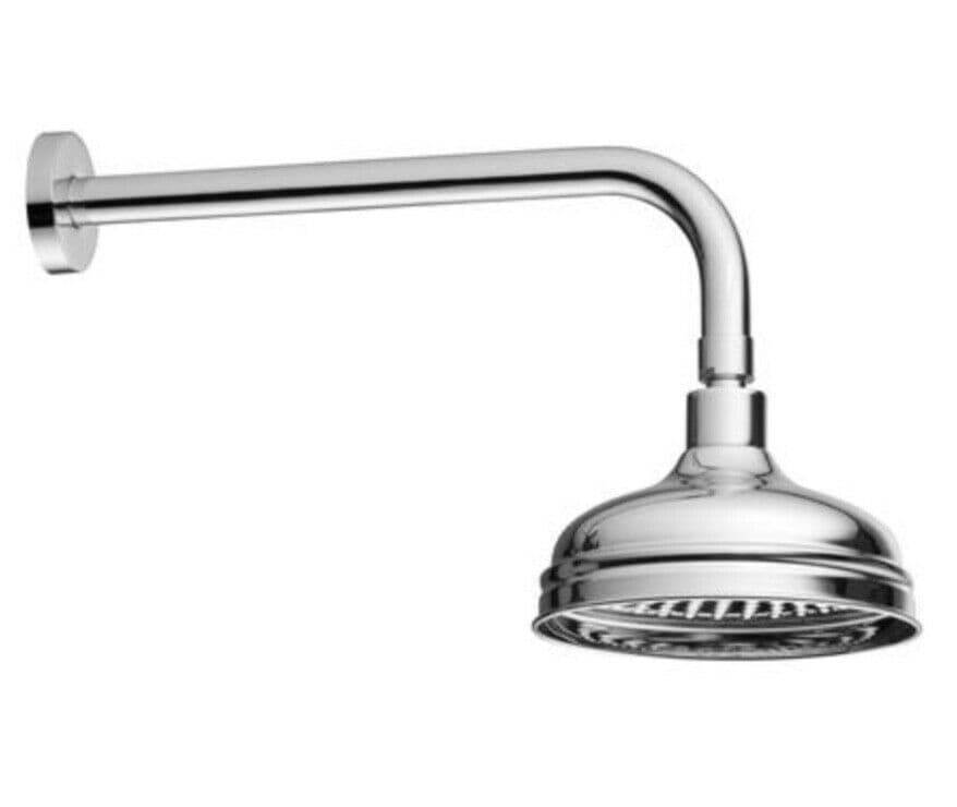 Ideal Standard Trevi Traditional fixed shower head in gold 150mm head ...