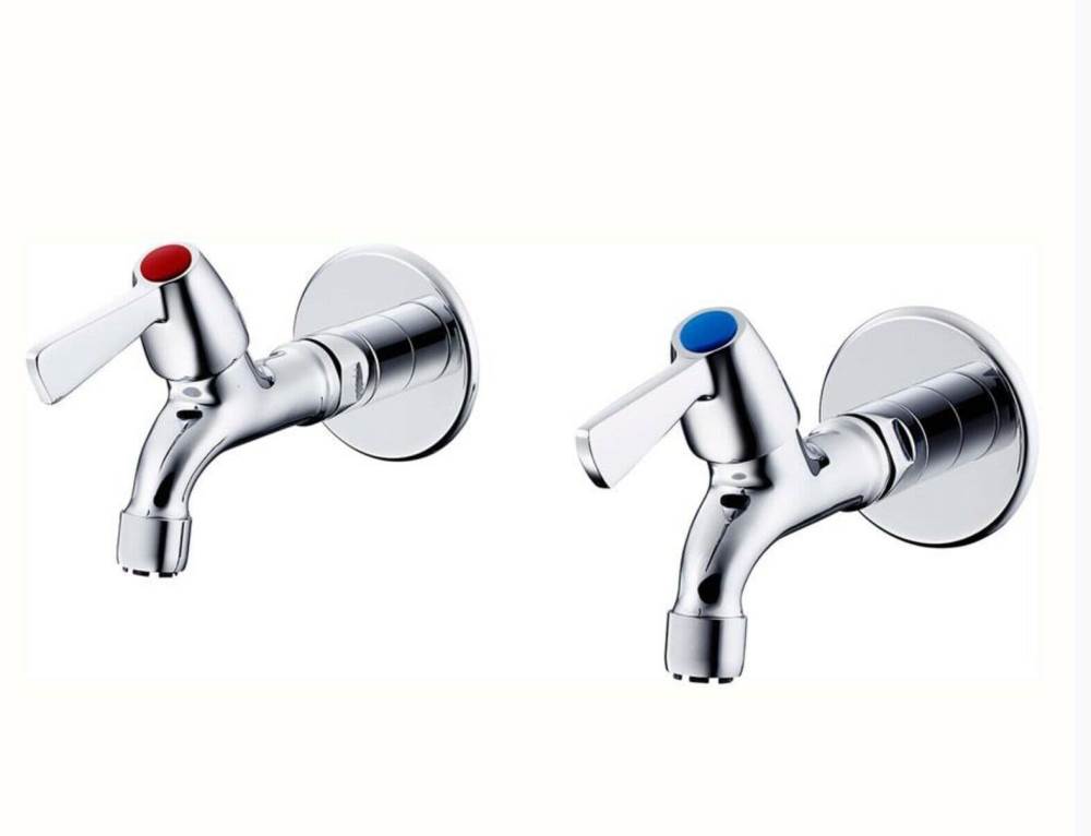 Armitage Shanks Alterna 21 bib taps in chrome. B1457AA Lever basin tap ...