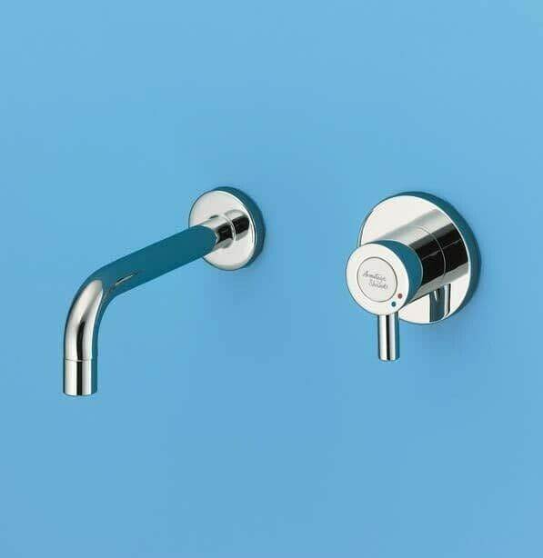 Armitage Shanks Contour wall mounted sequential basin mixer tap and ...
