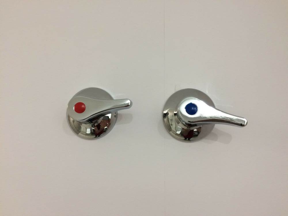 2 x Hepworth Hep2O 22mm in-wall concealed brass stopcock / tap . Full ...