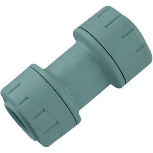 5 x Polyplumb 28mm straight couplers PB028. Polypipe push fit ...