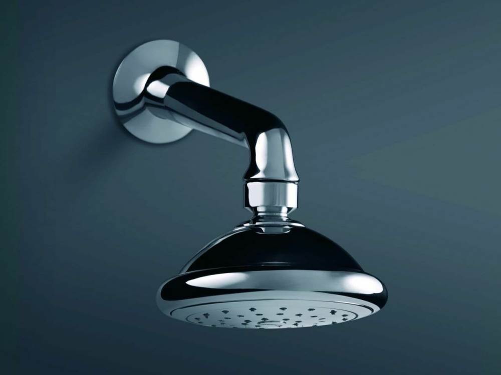 Matki Elixir 100mm diameter fixed shower head and arm. EX1070 ...