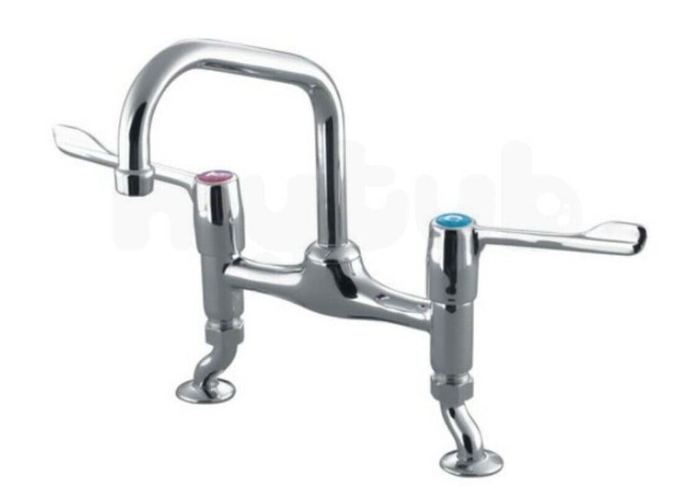 Armitage Shanks S7965AA Markwik dual flow kitchen mixer pillar tap in ...