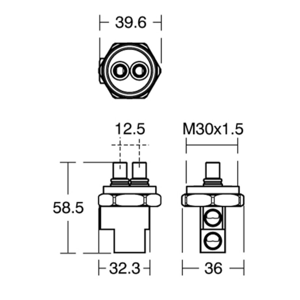 Armitage Shanks Markwik 21+ back to wall connecting kit for A6696AA ...