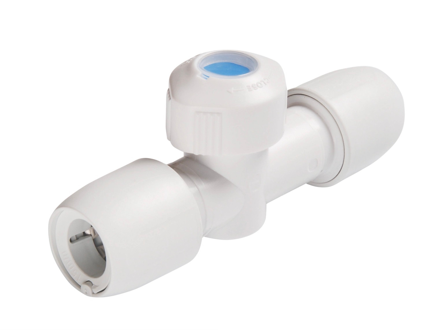 2 x Wavin Hep2O 15mm x 15mm shut off valves Hep20 push fit. Ball valve ...