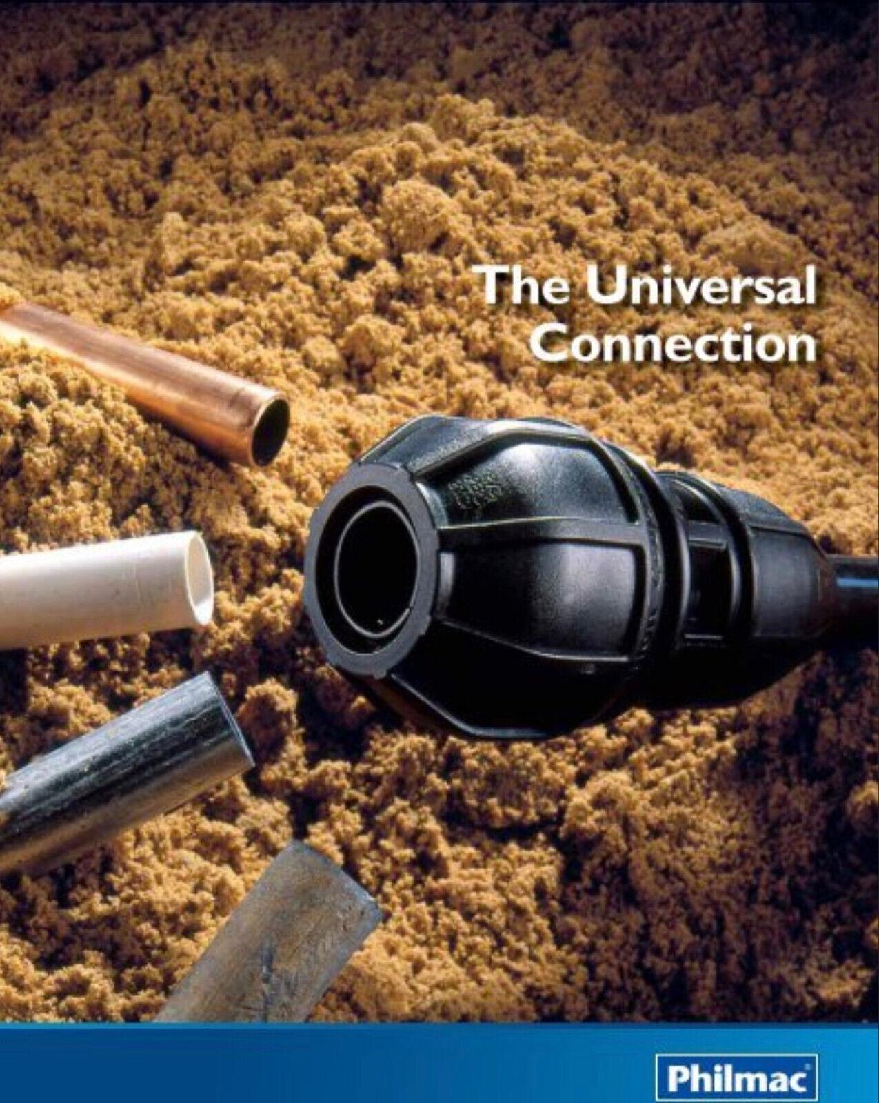 Philmac Universal Elbow Coupling for 25mm MDPE pipe x 27 – 34mm other ...