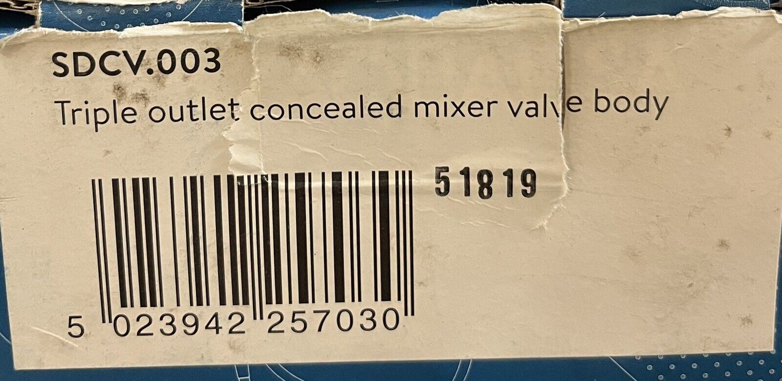 Aqualisa triple outlet concealed mixer shower valve body. SDCV.003 - Plumbing Gear
